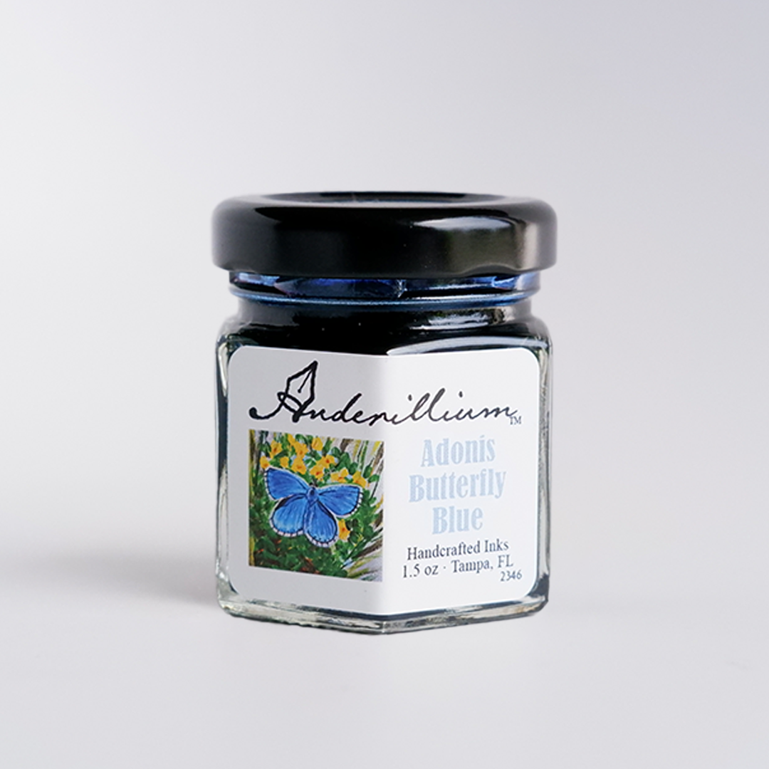 Anderillium - Adonis Butterfly Blue - Fountain Pen Ink– Papier Plume