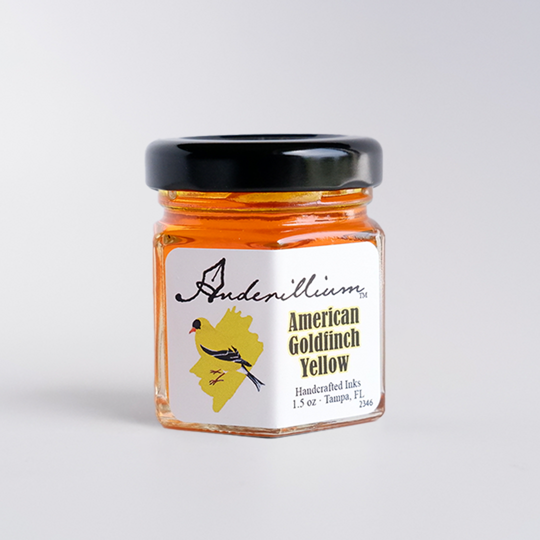 Anderillium - American Goldfinch Yellow - Fountain Pen Ink– Papier Plume