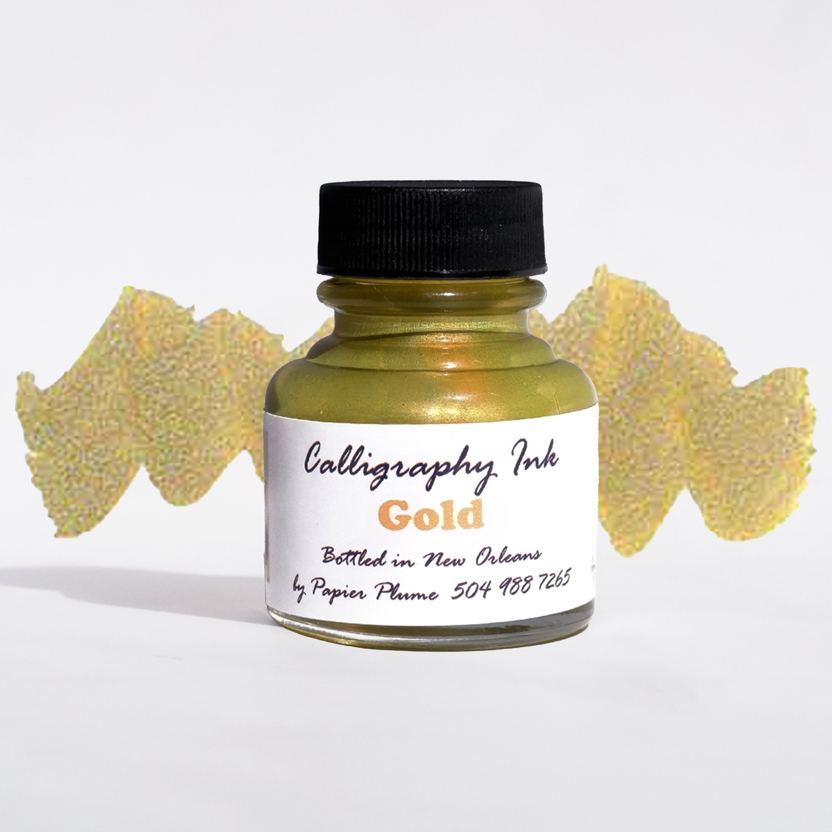 Bottled Metallic Calligraphy Inks - Gold– Papier Plume