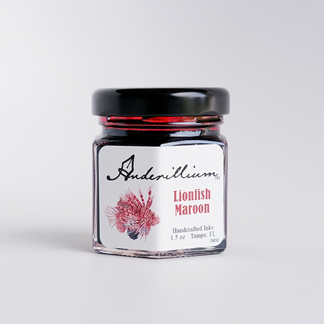 Anderillium - Lion Fish Maroon - Fountain Pen Ink– Papier Plume