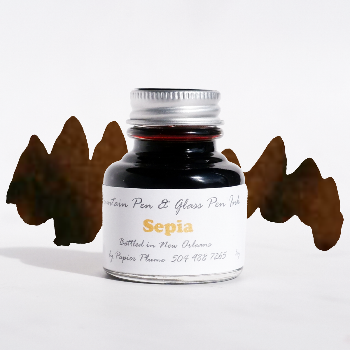 Papier Plume - Fountain Pen Ink - Sepia