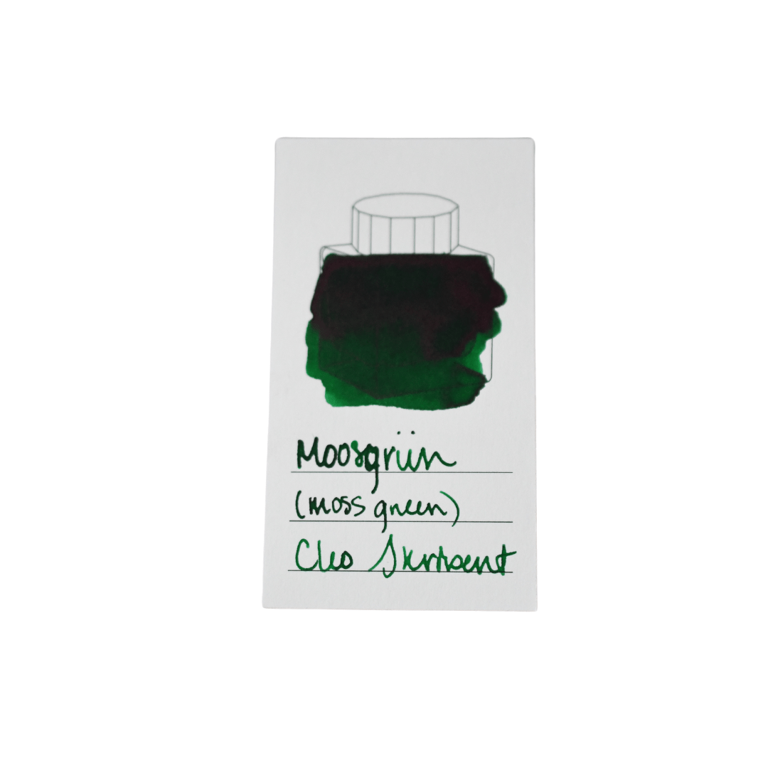 Cleo Skribent - Bottled Fountain Pen Ink - Moosgrun - Moss Green– Papier Plume