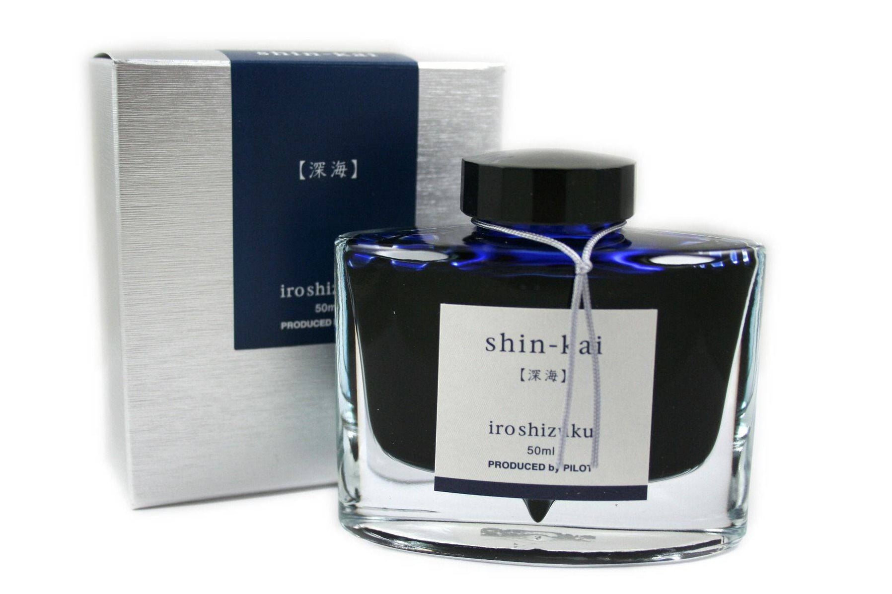 Pilot - Iroshizuku - Fountain Pen Ink - 50ml - Shin-Kai (Deep Sea ...