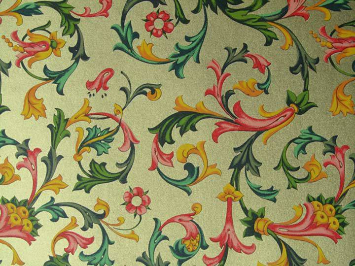 Rossi - Wrapping Paper - Gold Traditional Florentine– Papier Plume